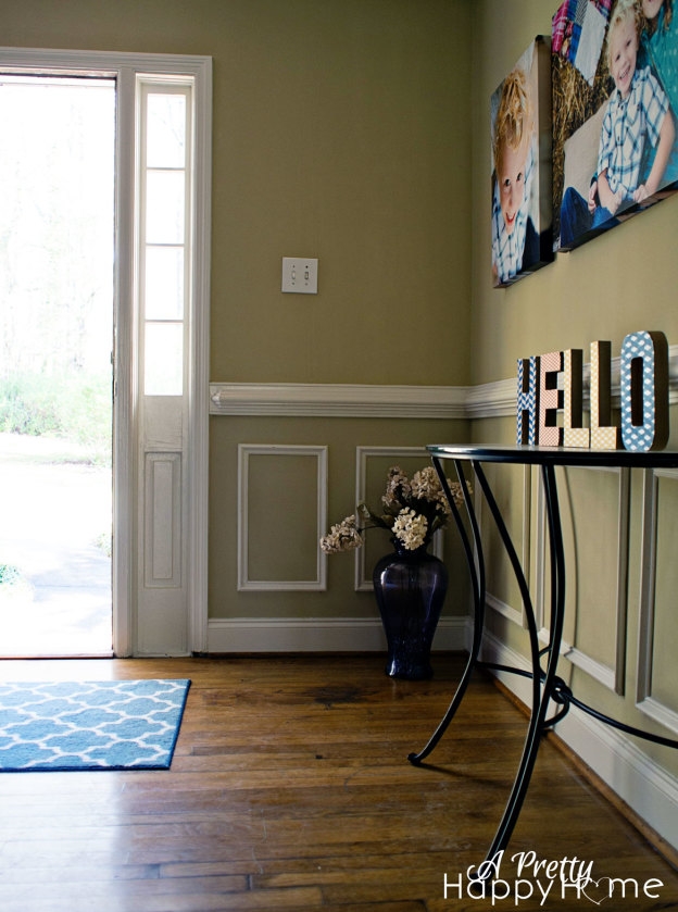 Foyer – How it is Today – A Pretty Happy Home
