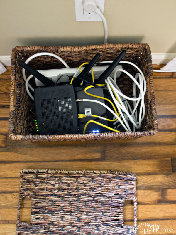 Hiding a Router and Modem in Plain Sight – A Pretty Happy Home