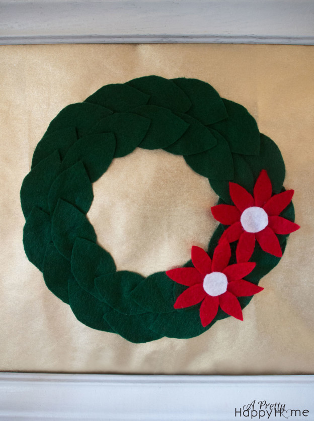 Felt Wreath – A Pretty Happy Home