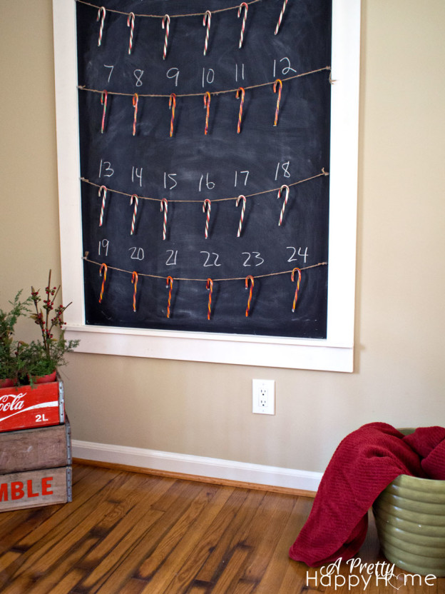 Candy Cane Advent Calendar – A Pretty Happy Home
