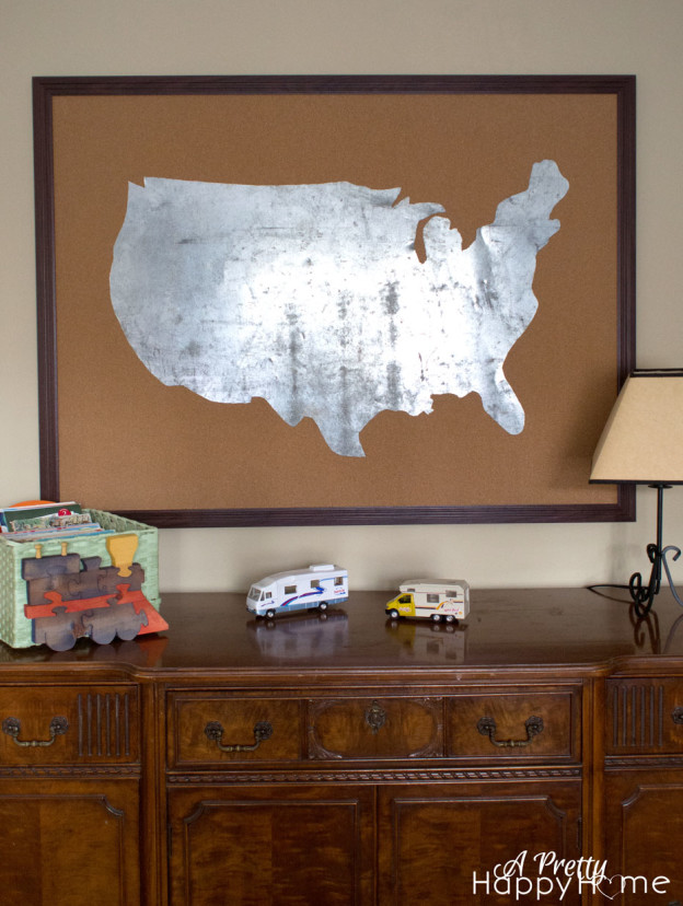 Sheet Metal Map – A Pretty Happy Home