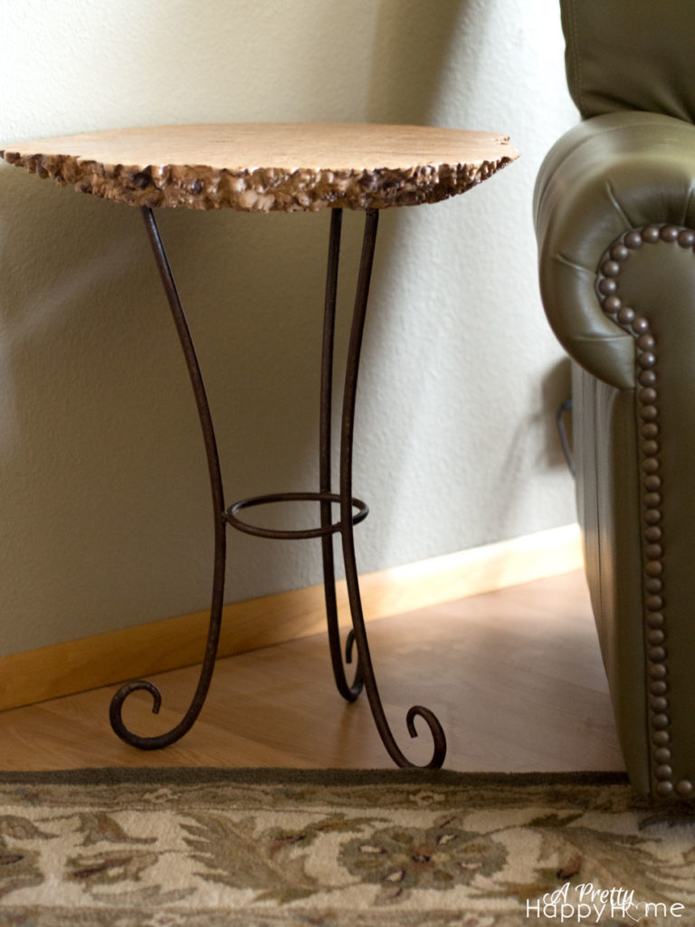 Burl Wood Table – A Pretty Happy Home