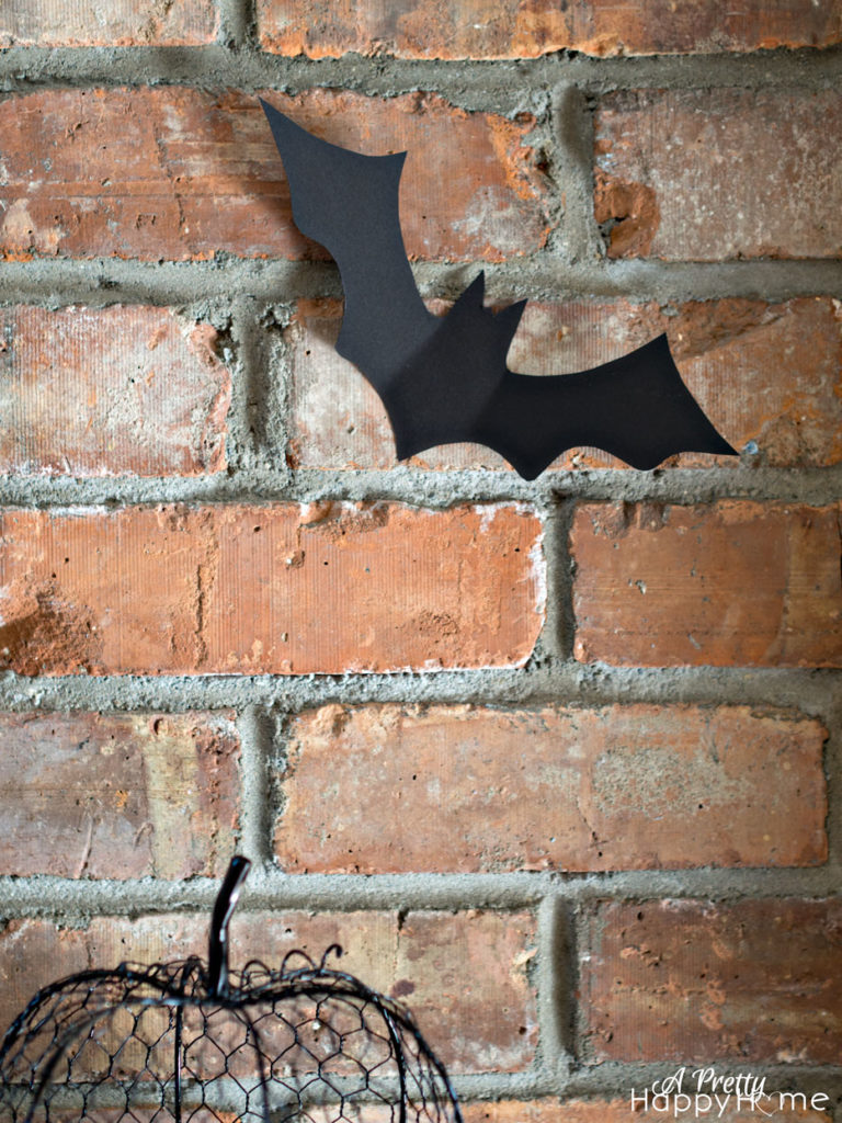 Halloween Bat Mantel – A Pretty Happy Home