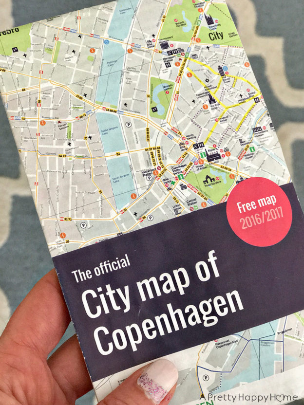 Tourist Maps Make Great Wrapping Paper – A Pretty Happy Home
