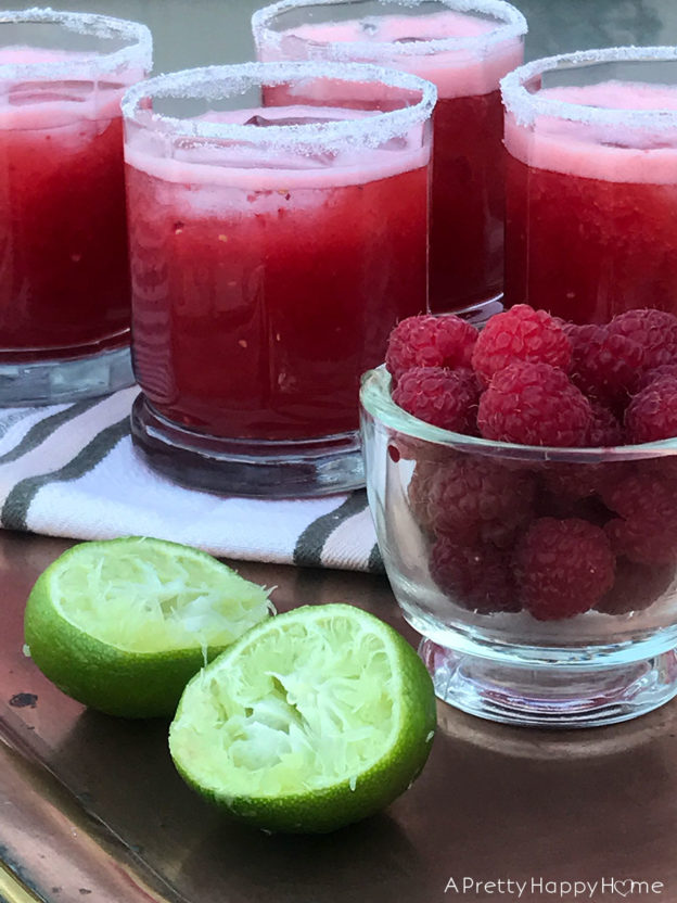 Fresh Raspberry Margarita – A Pretty Happy Home