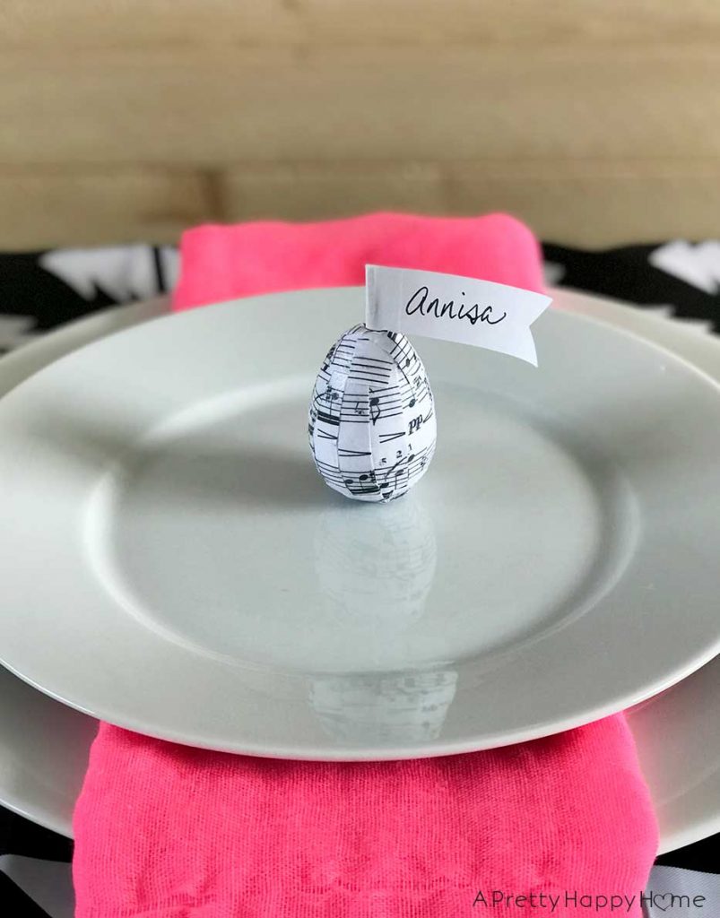 Sheet Music Easter Eggs – A Pretty Happy Home
