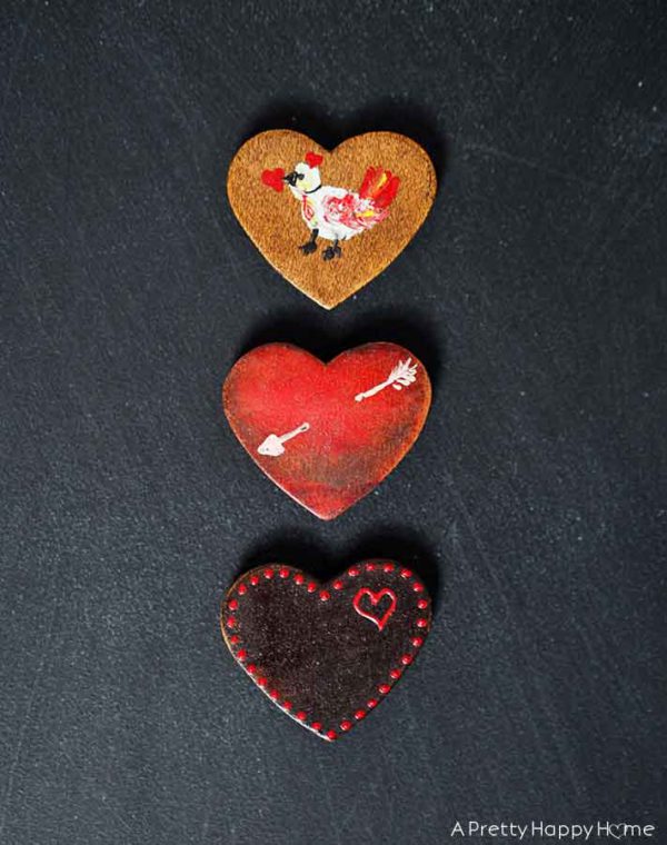 DIY Wooden Heart Magnets – A Pretty Happy Home