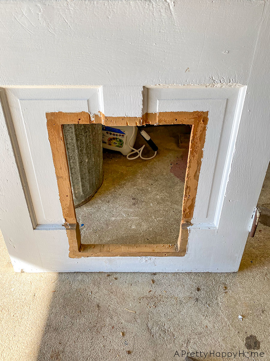 How to Remove a Dog Door From a Wood Door and Repair the Damage – A ...