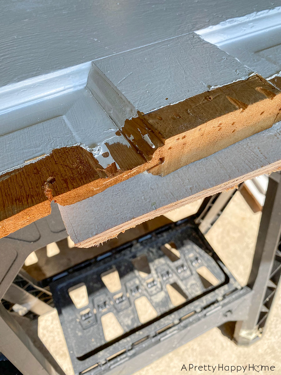 How to Remove a Dog Door From a Wood Door and Repair the Damage – A ...