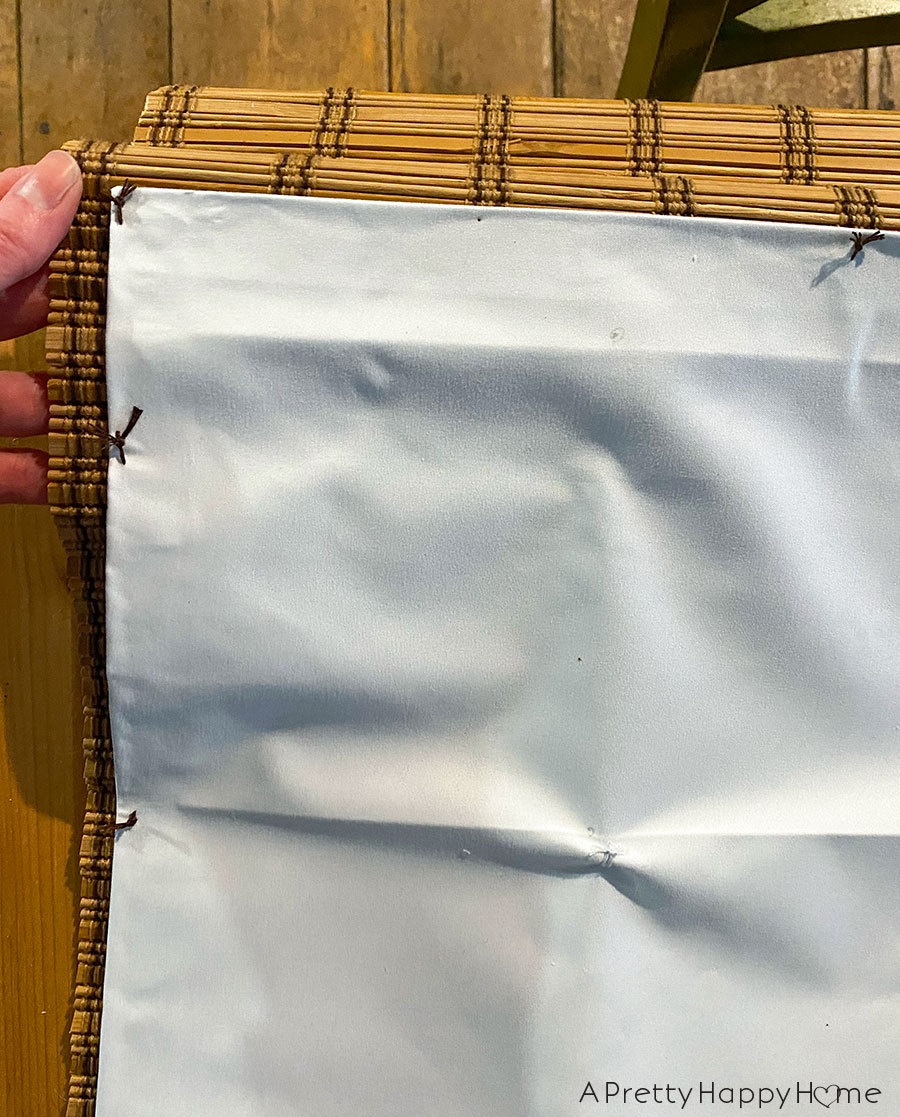 No Sew DIY Privacy Liner for Woven Shades – A Pretty Happy Home