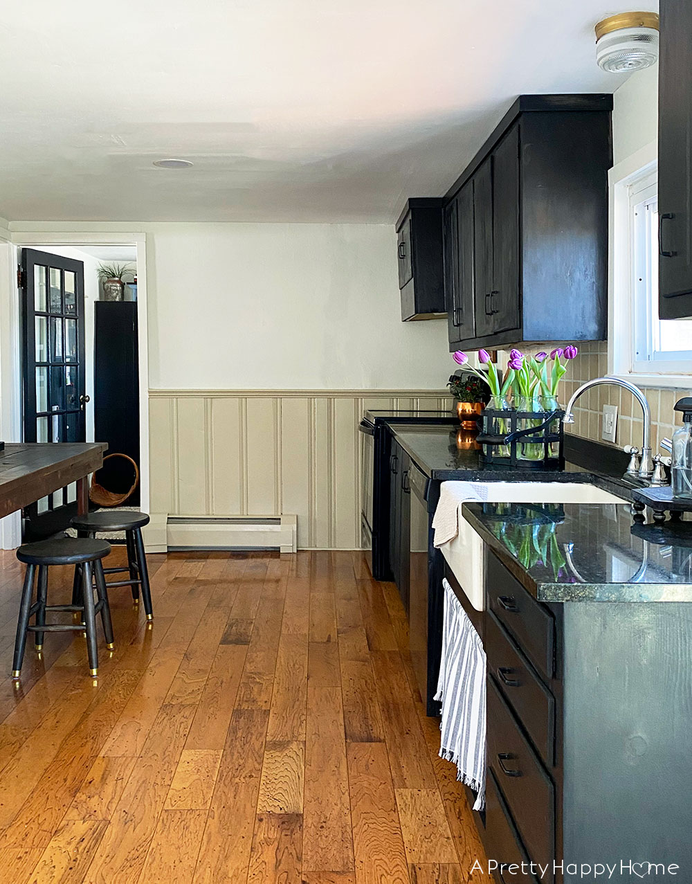 Colonial Farmhouse Kitchen Mini Makeover One Year Later – A Pretty ...