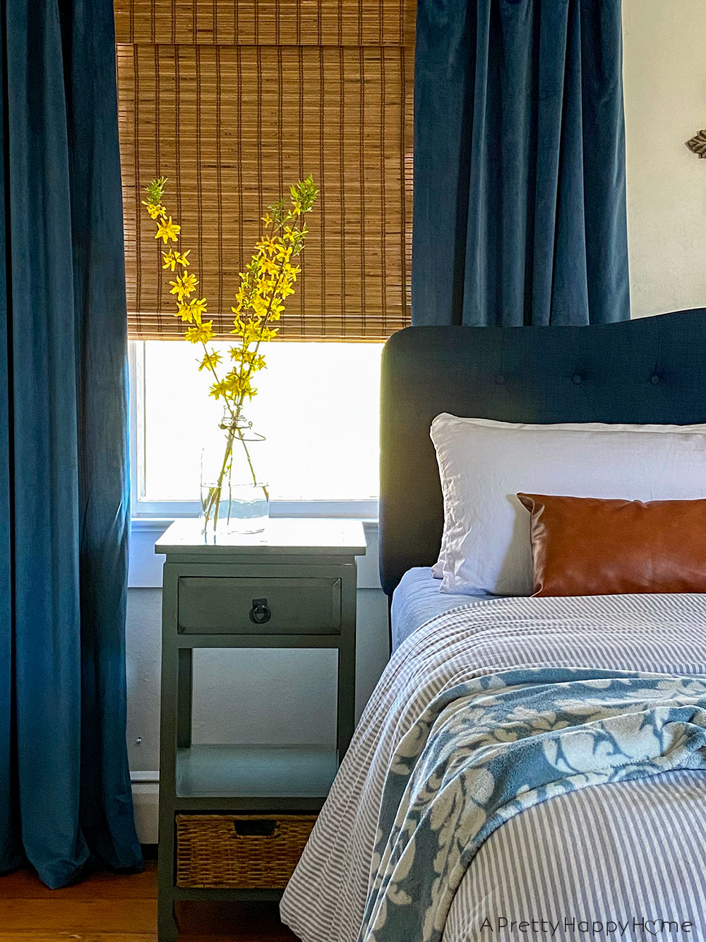 No Sew DIY Privacy Liner for Woven Shades – A Pretty Happy Home