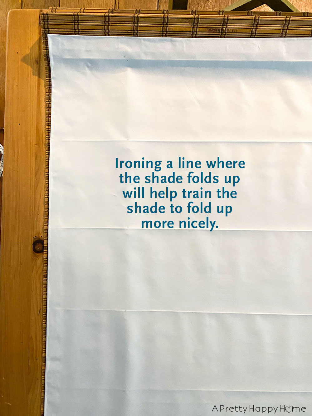 No Sew DIY Privacy Liner for Woven Shades – A Pretty Happy Home