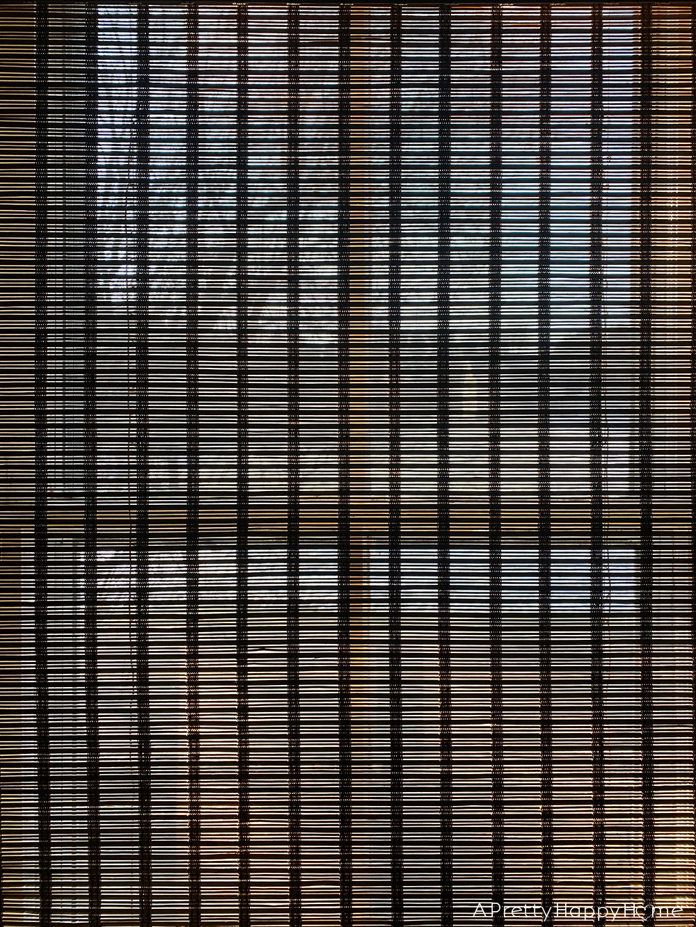 No Sew DIY Privacy Liner for Woven Shades – A Pretty Happy Home