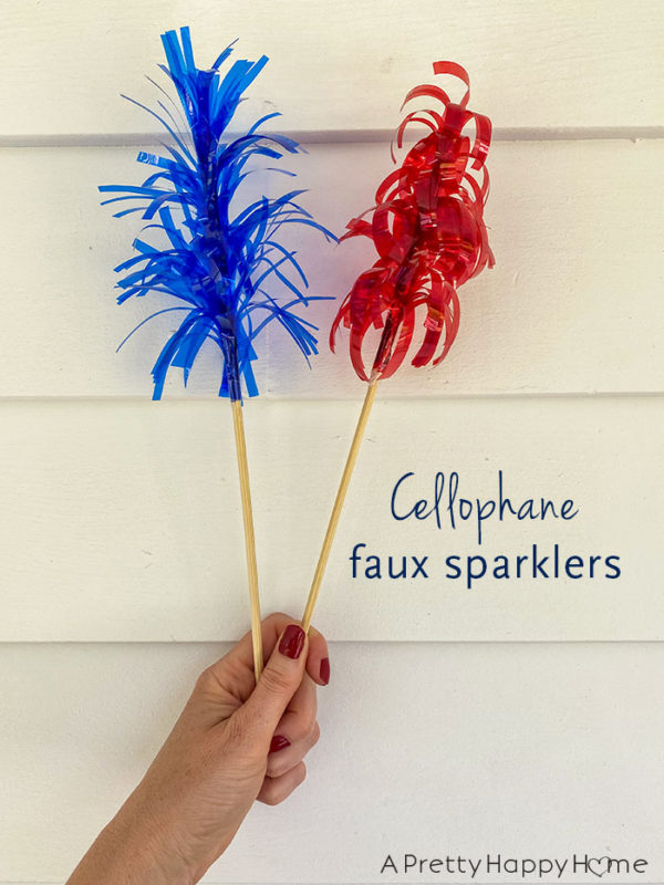 DIY Cellophane Faux Sparklers (Mega Frill Picks) – A Pretty Happy Home