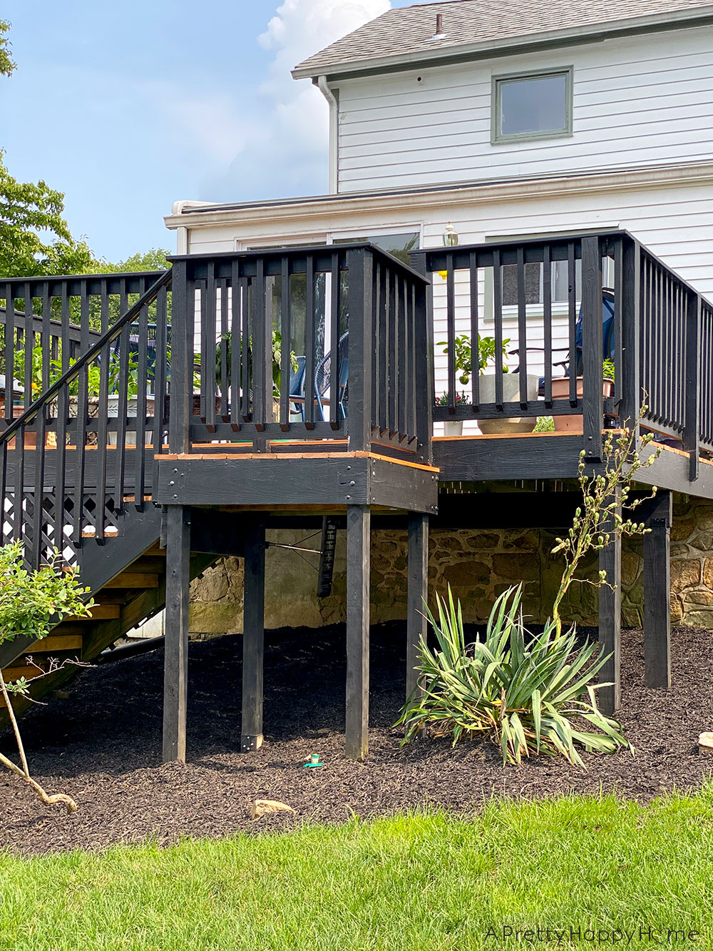 How I’m Connecting Two Decks With Landscaping – A Pretty Happy Home