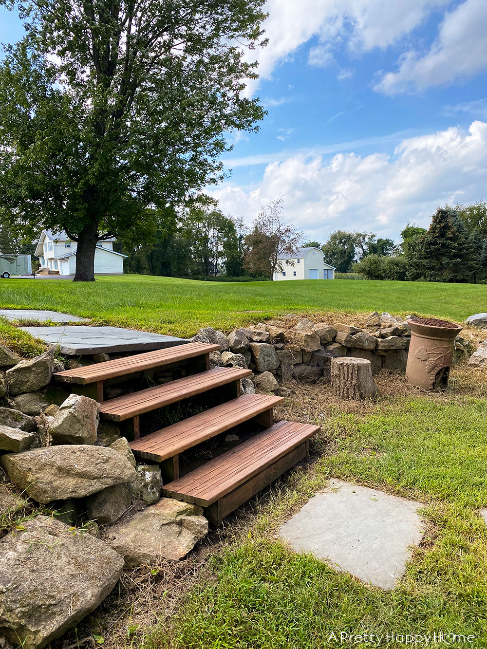 Built-In Stone Bench Ideas for our Backyard – A Pretty Happy Home