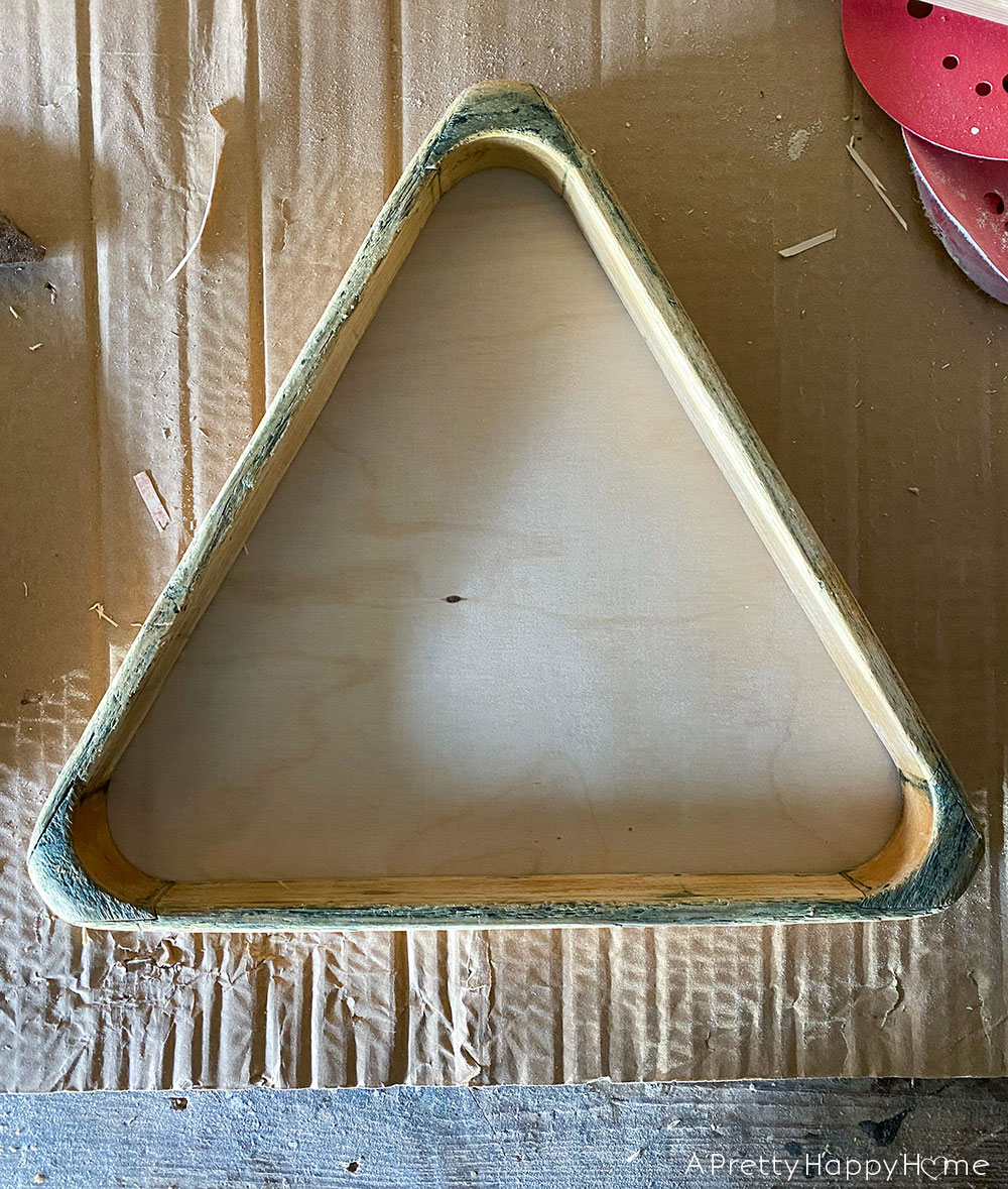 Mountain-Themed Pool Ball Rack Art – A Pretty Happy Home