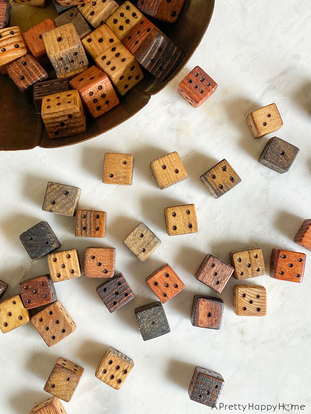 How to Make Wood-Burned Dice – A Pretty Happy Home