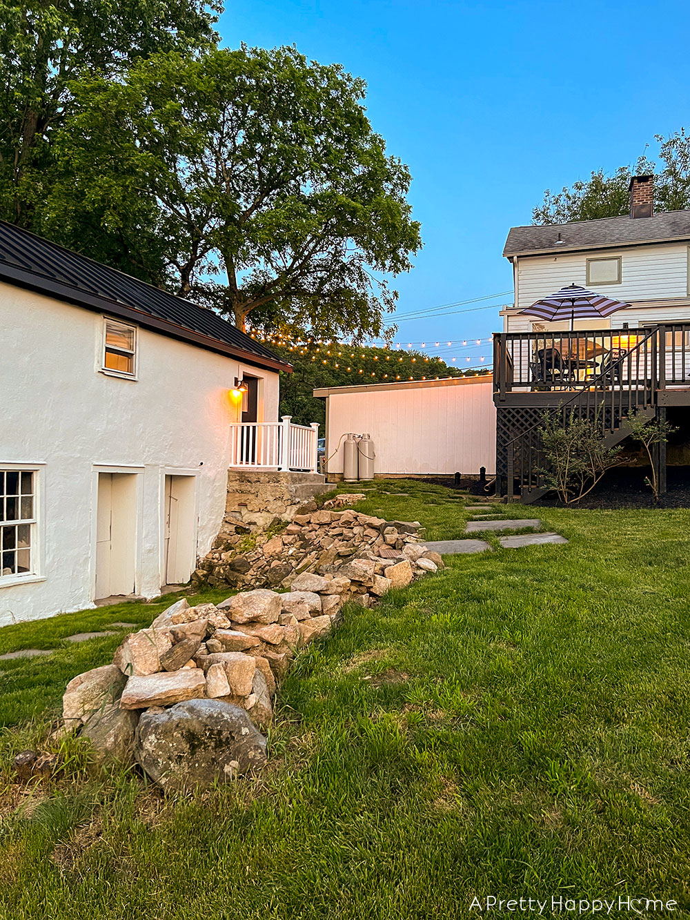 Adding Magic To Our Deck With String Lights – A Pretty Happy Home