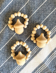 DIY Wood Acorn Napkin Rings – A Pretty Happy Home