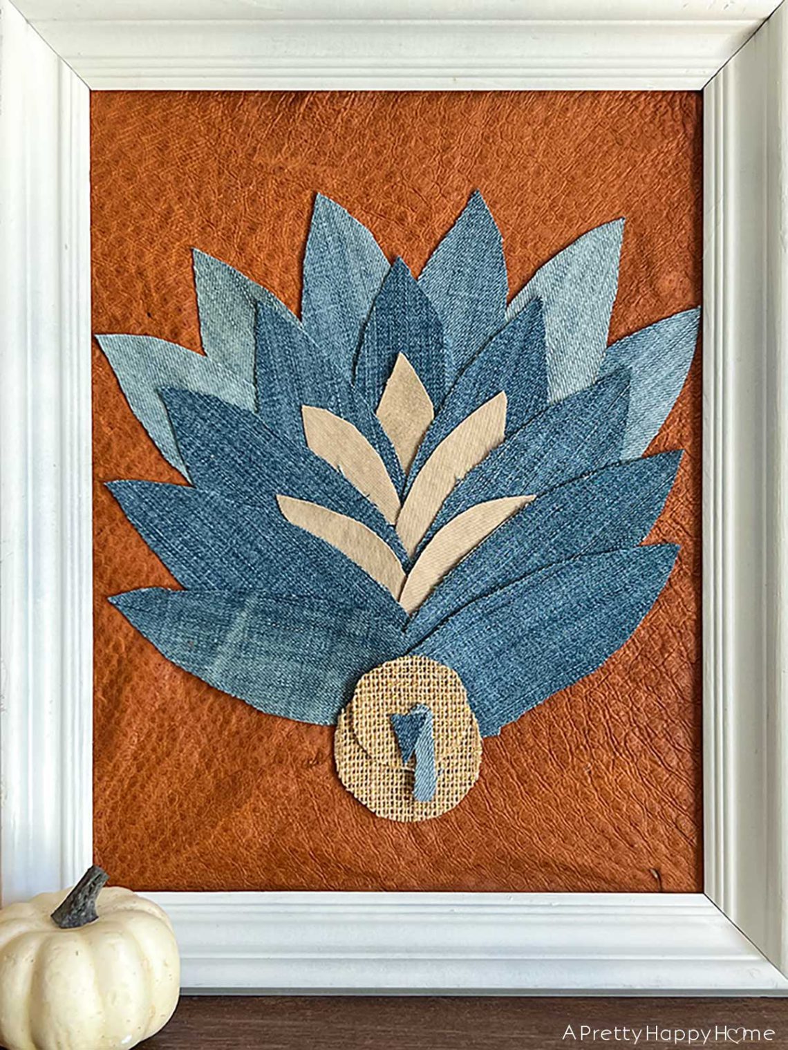 Denim Turkey Craft – Upcycle Denim Jeans – A Pretty Happy Home