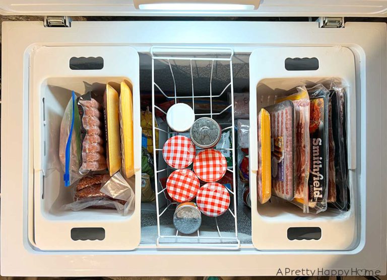 Chest Freezer Organization Tip – A Pretty Happy Home