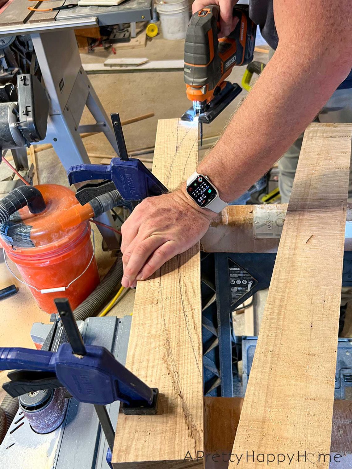 DIY Curved Wood Refrigerator Handles – A Pretty Happy Home