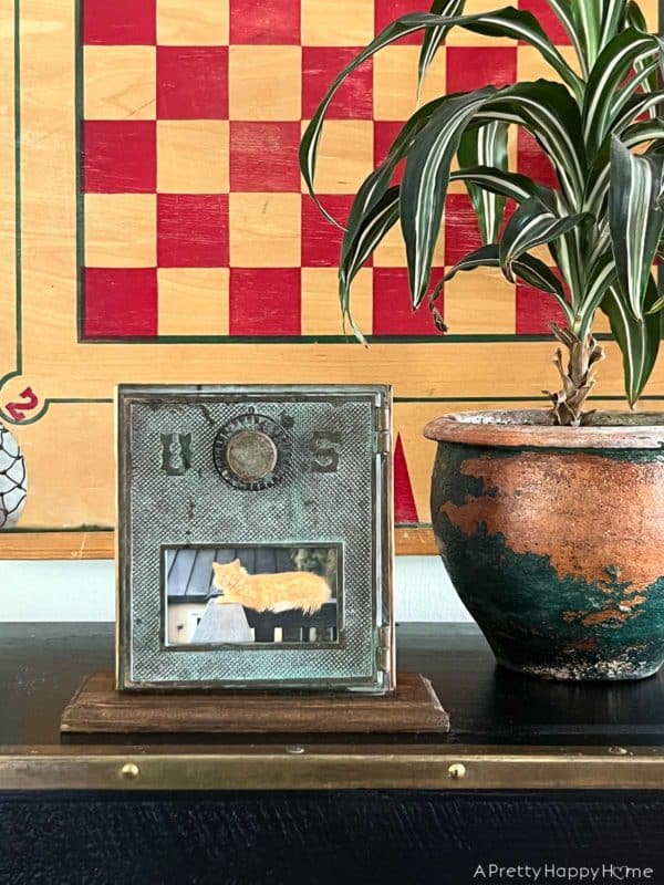 Vintage Post Office Box Door Photo Frame – A Pretty Happy Home