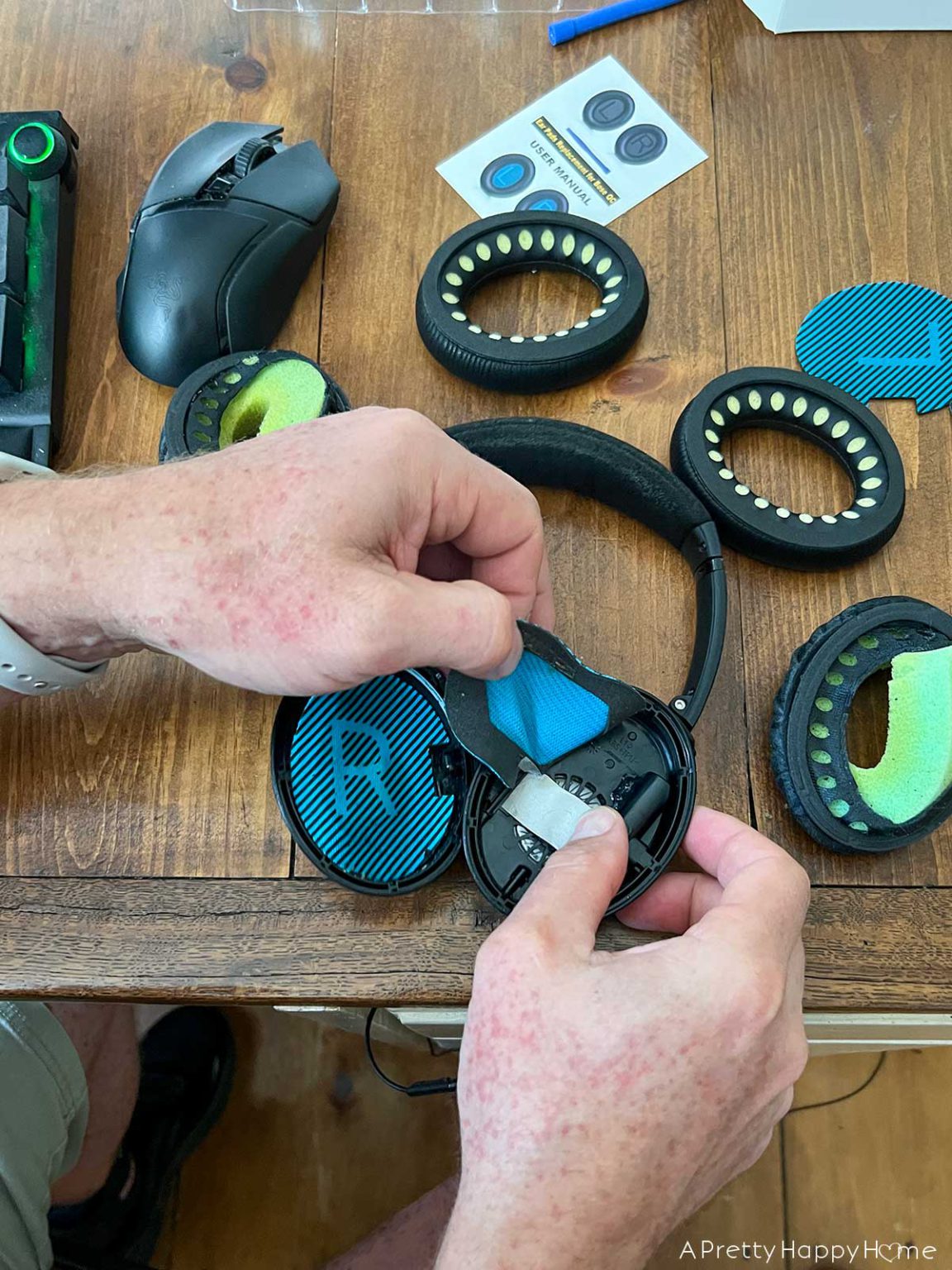 How To Fix Misshapen Ear Pads on Headphones – A Pretty Happy Home