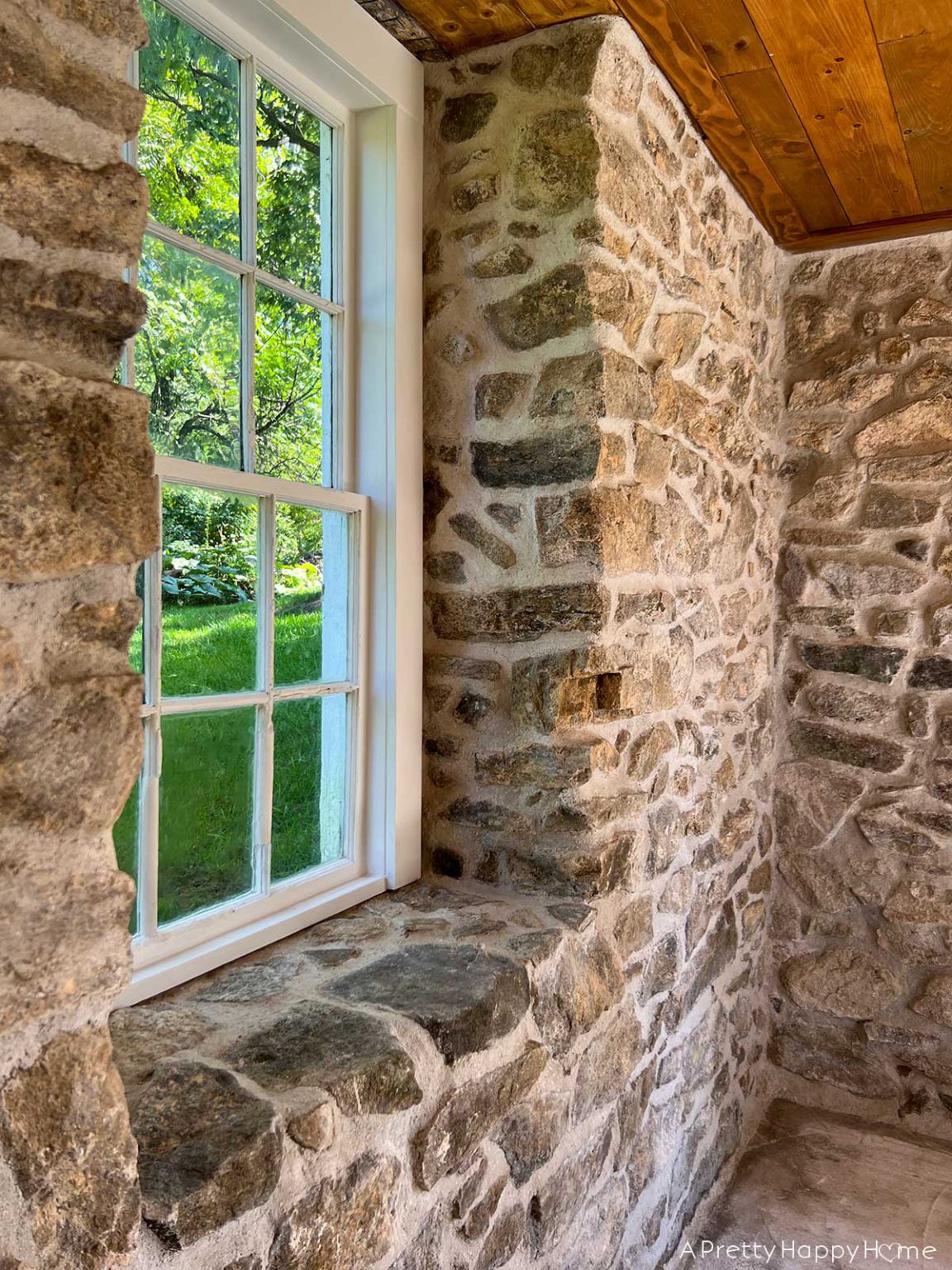 Stone Carriage House Gym: Part 5, Adding A Window to a Stone Wall – A ...