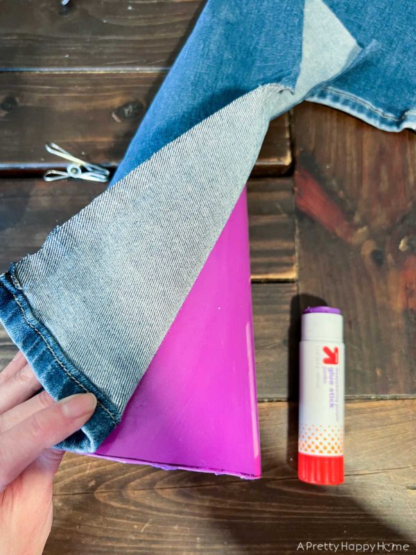 Denim Christmas Trees – Festive Upcycle Project – A Pretty Happy Home