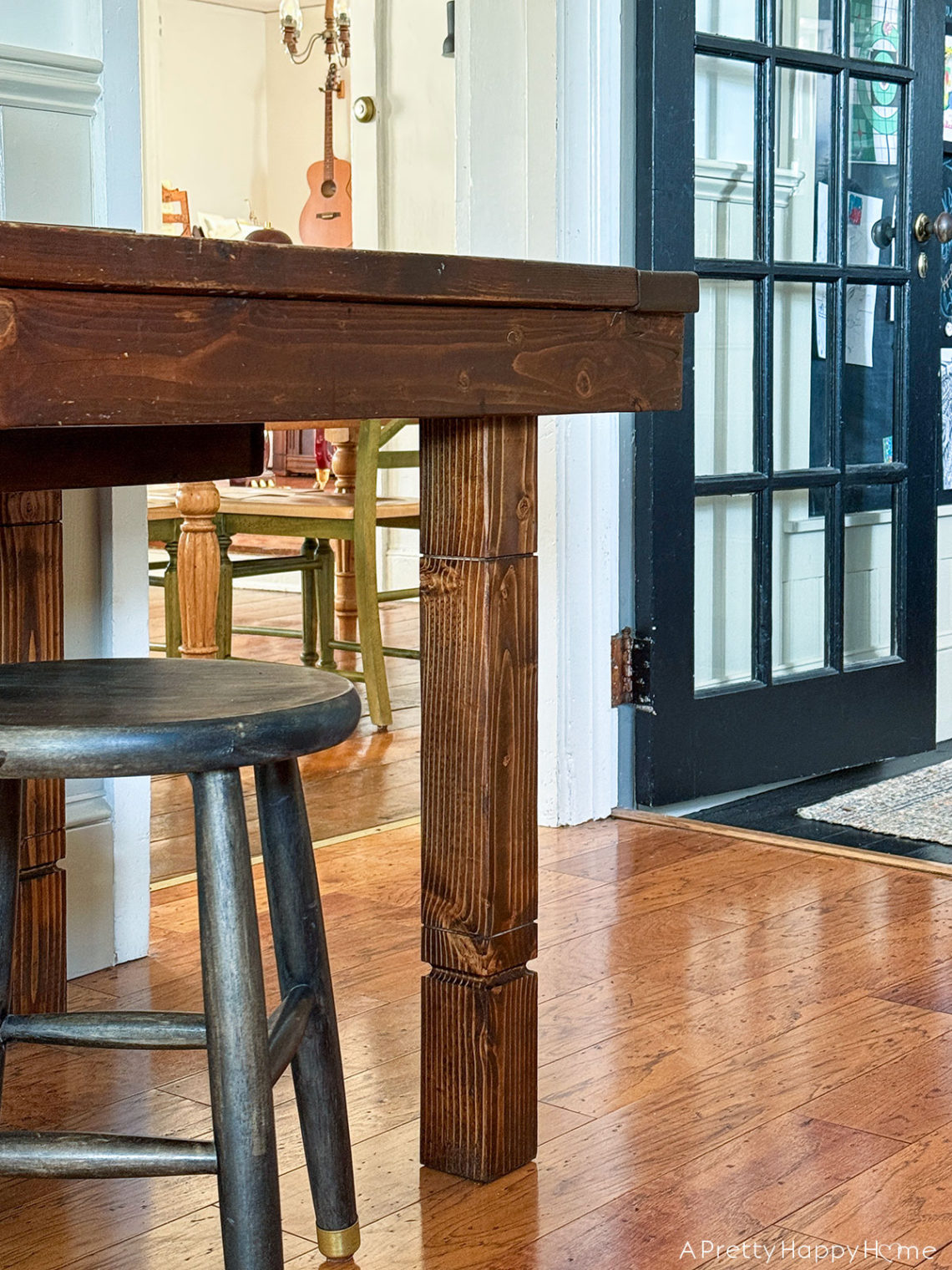 DIY Mission-Style Table Legs from 4x4s – A Pretty Happy Home