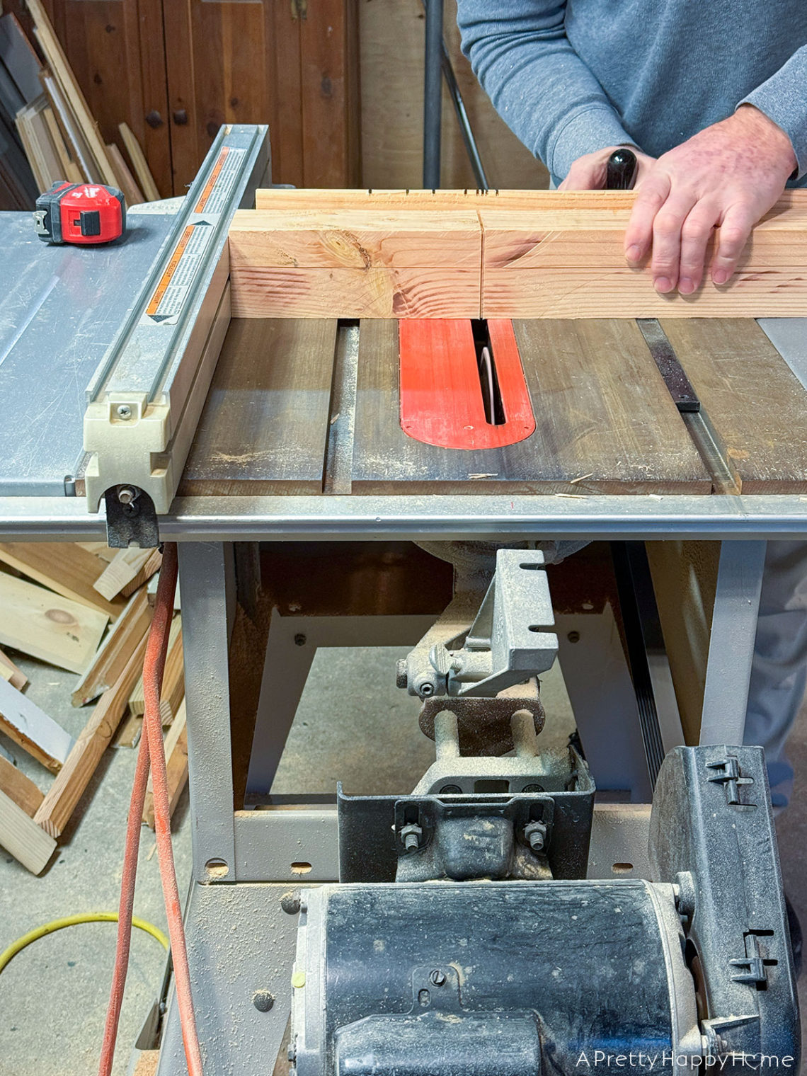 DIY Mission-Style Table Legs from 4x4s – A Pretty Happy Home