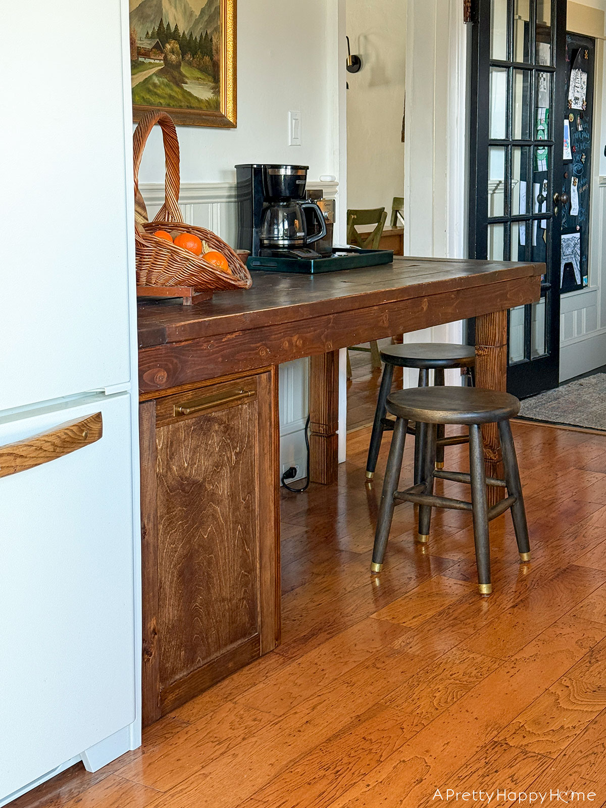 Under-A-Table Pull-Out Trash Cabinet – A Pretty Happy Home