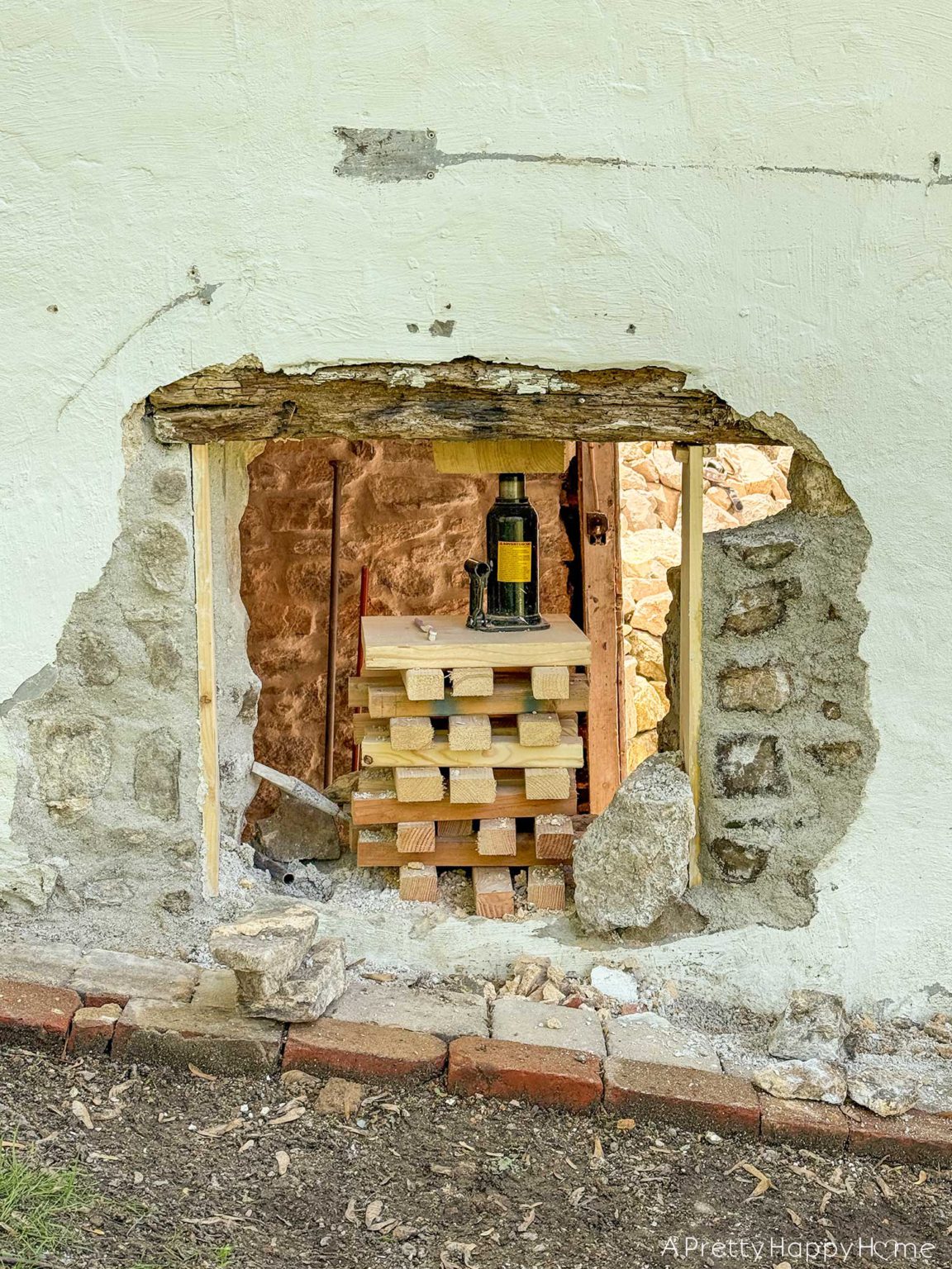Stone Carriage House Gym: Part 5, Adding A Window to a Stone Wall – A ...