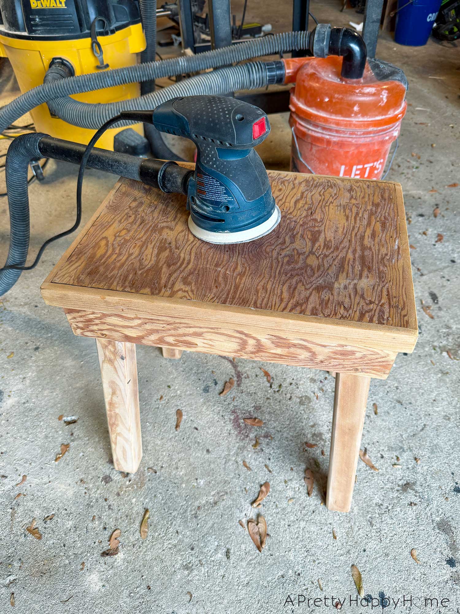 Plywood Side Table Makeover – A Pretty Happy Home