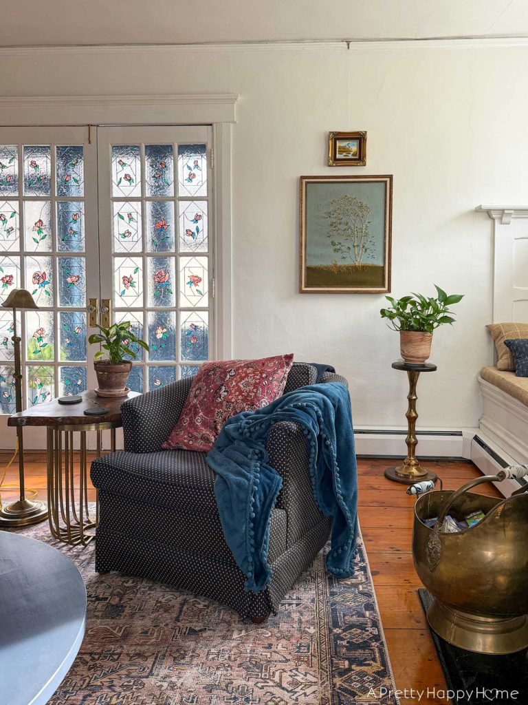 Birch in the Wind – Thrifted Fiber Art – A Pretty Happy Home